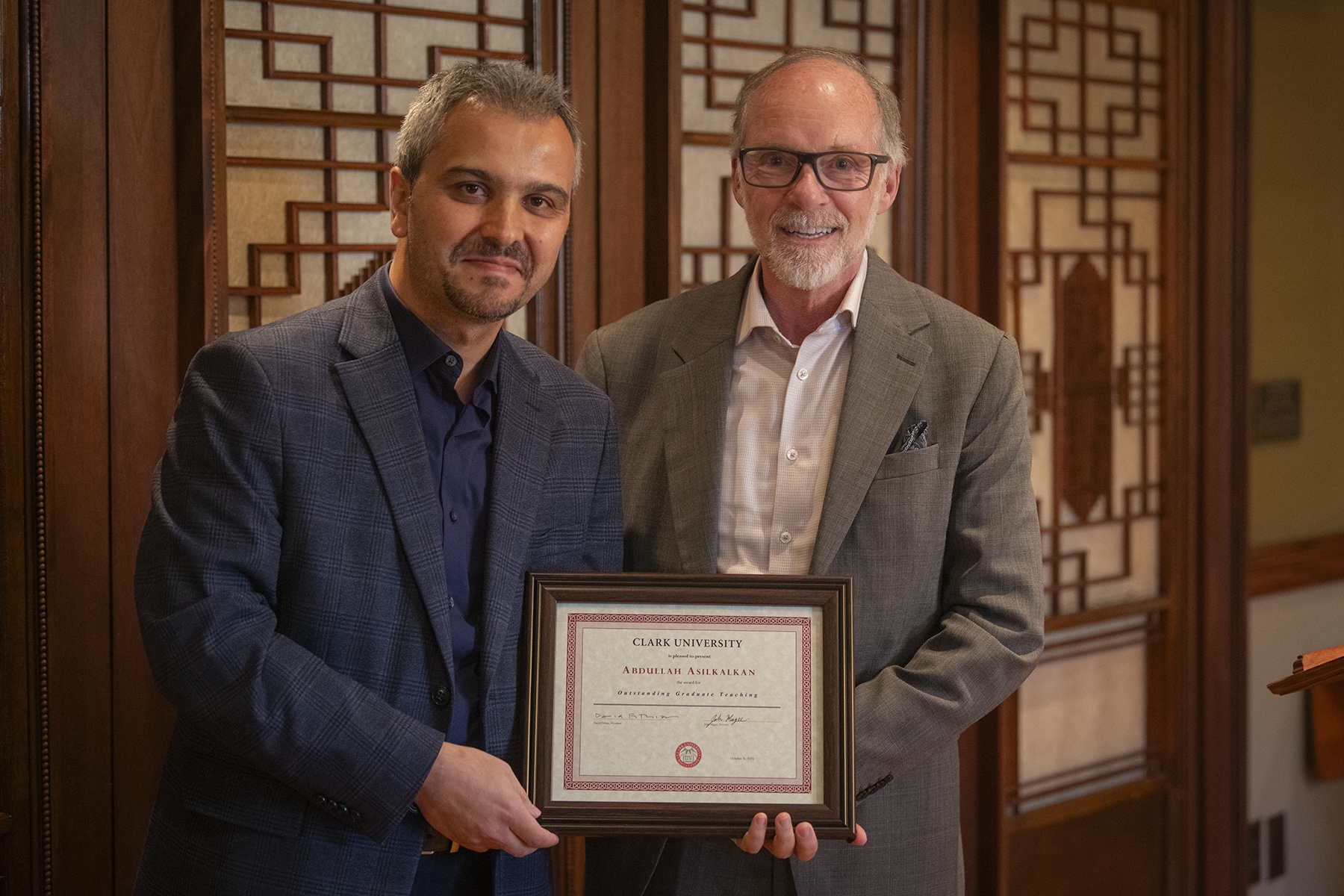 Clark presents 2025 faculty awards, celebrates promotions | ClarkU News